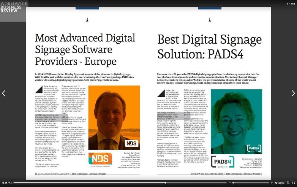 NDS Most Advanced Digital Signage Software Provider - NDS